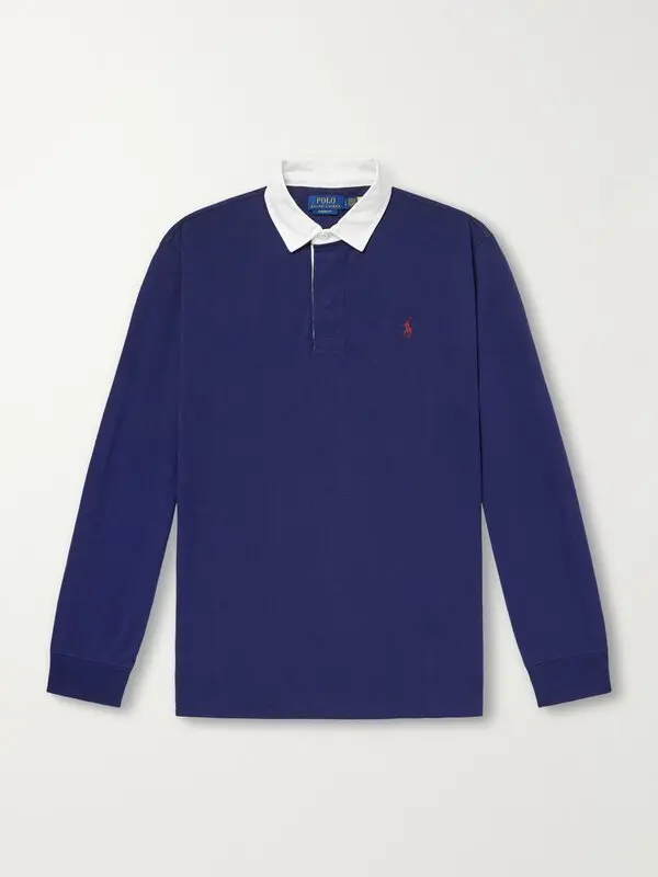 Polo Ralph Lauren Logo-embroidered Cotton-jersey Polo Shirt