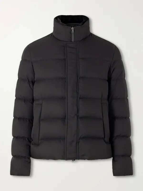 Herno Arendelle Plush-trimmed Quilted Shell Down Jacket