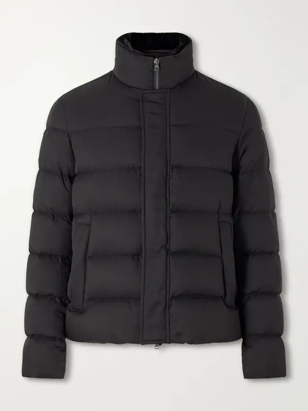 Herno Arendelle Plush-trimmed Quilted Shell Down Jacket