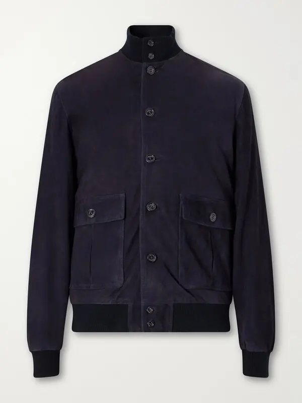 VALSTAR Valstarino Suede Jacket - Blue