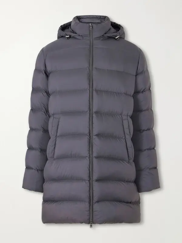 Herno Ecoage Padded Quilted Down Jacket - Gray