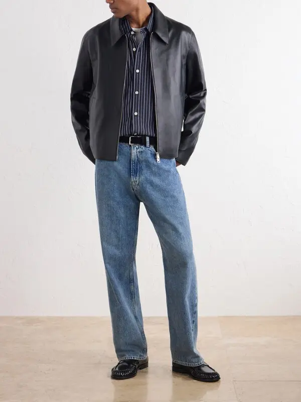 AMI Paris Leather Jacket