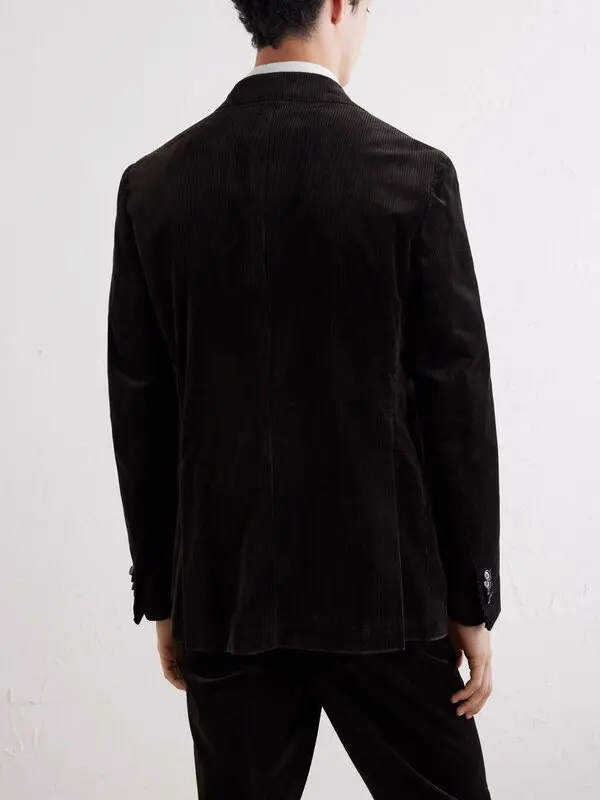 DE PETRILLO Forcella Cotton-blend Corduroy Suit Jacket