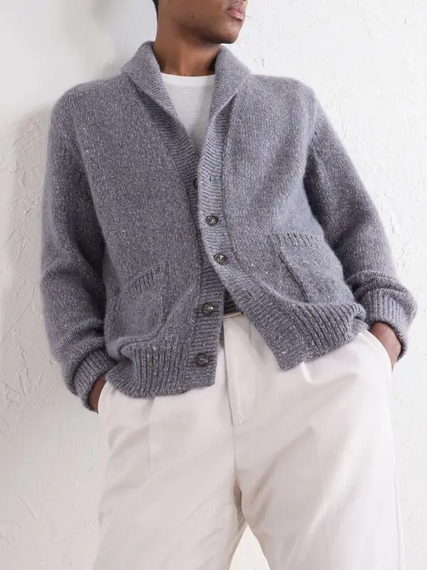 Eleventy Wool-blend Cardigan