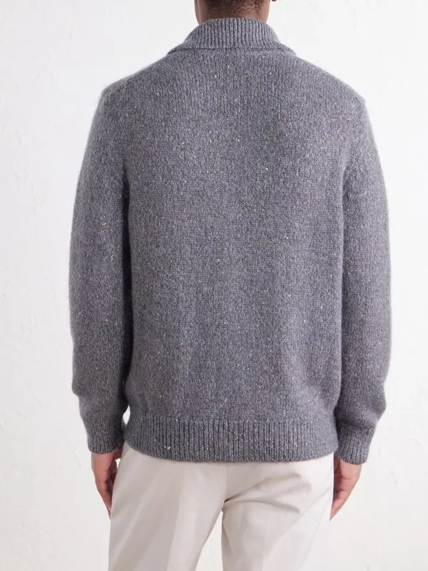 Eleventy Wool-blend Cardigan - Gray