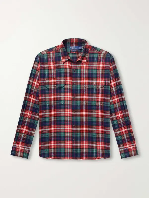 Polo Ralph Lauren Checked Cotton-flannel Shirt