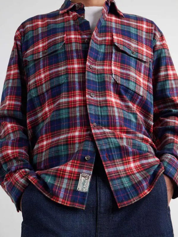 Polo Ralph Lauren Checked Cotton-flannel Shirt