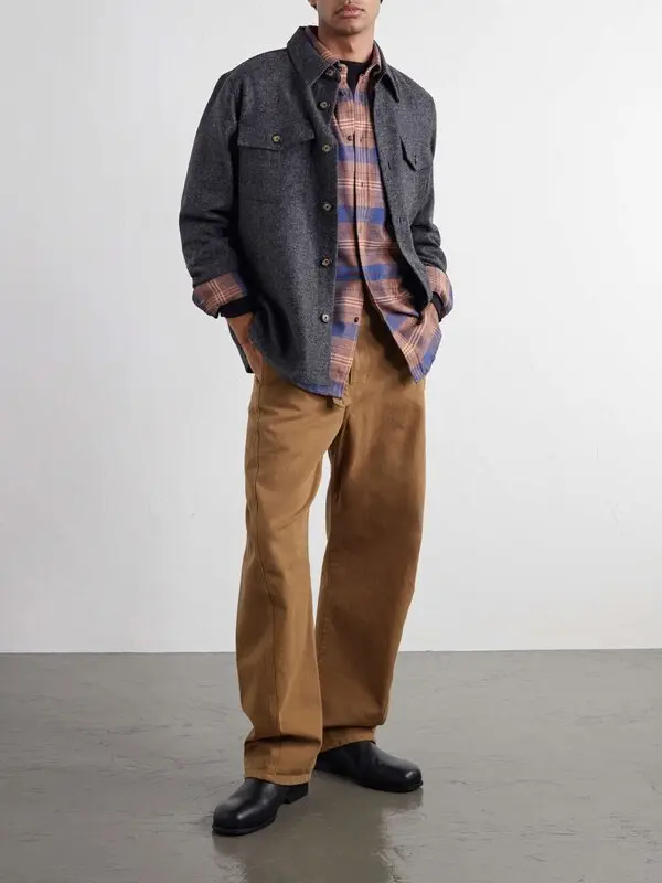 Portuguese Flannel Logia Checked Cotton-flannel Shirt