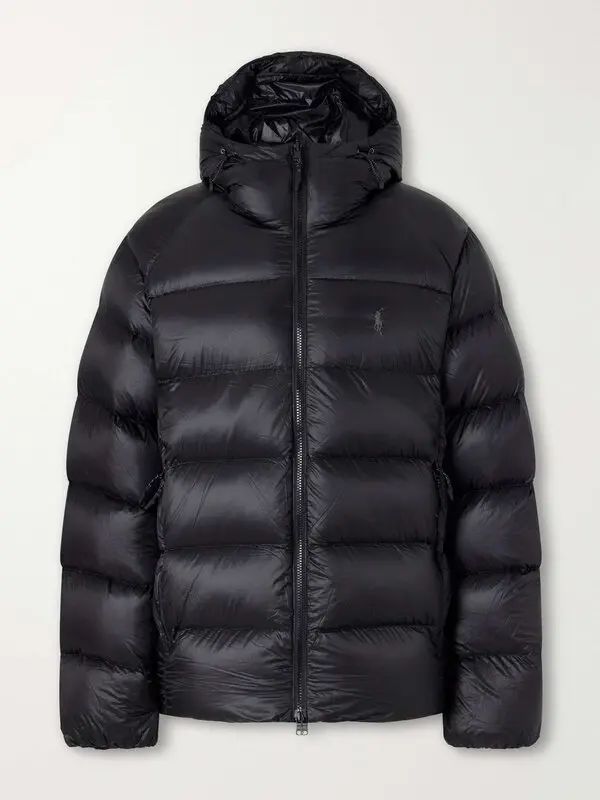 Polo Ralph Lauren Logo-embroidered Shell Hooded Down Jacket
