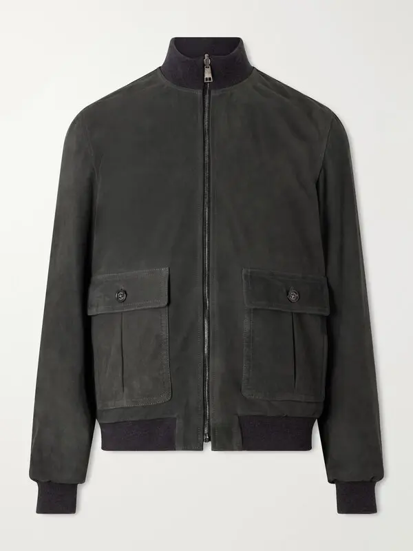 VALSTAR Reversible Suede Jacket - Black