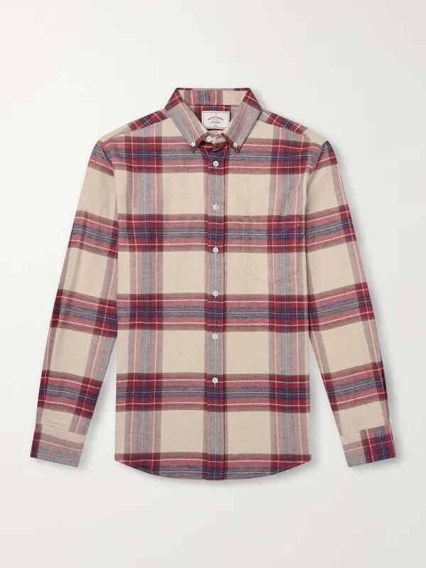 Portuguese Flannel Sabela Checked Cotton-flannel Shirt