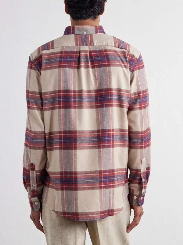 Portuguese Flannel Sabela Checked Cotton-flannel Shirt