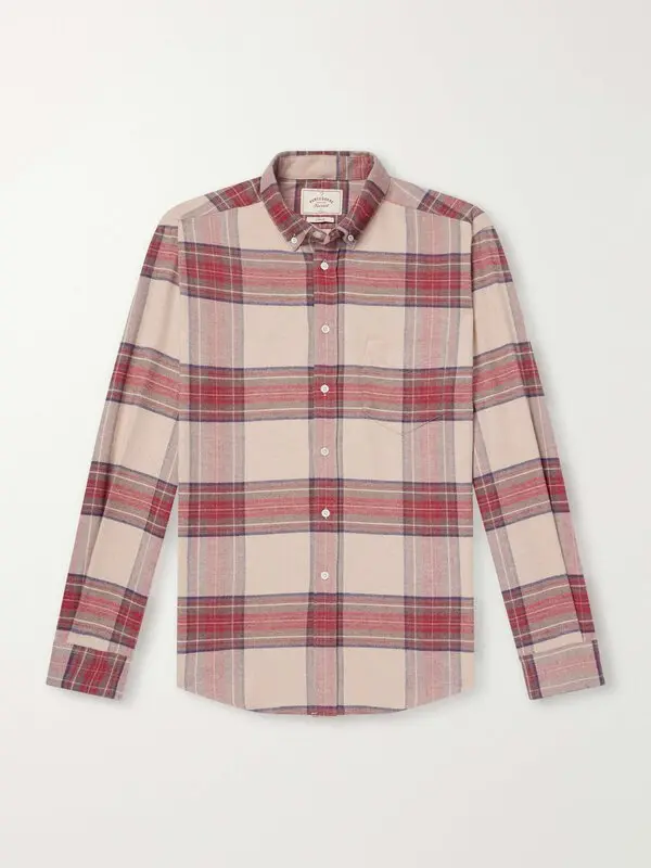 Portuguese Flannel Sabela Checked Cotton-flannel Shirt