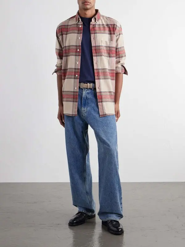 Portuguese Flannel Sabela Checked Cotton-flannel Shirt