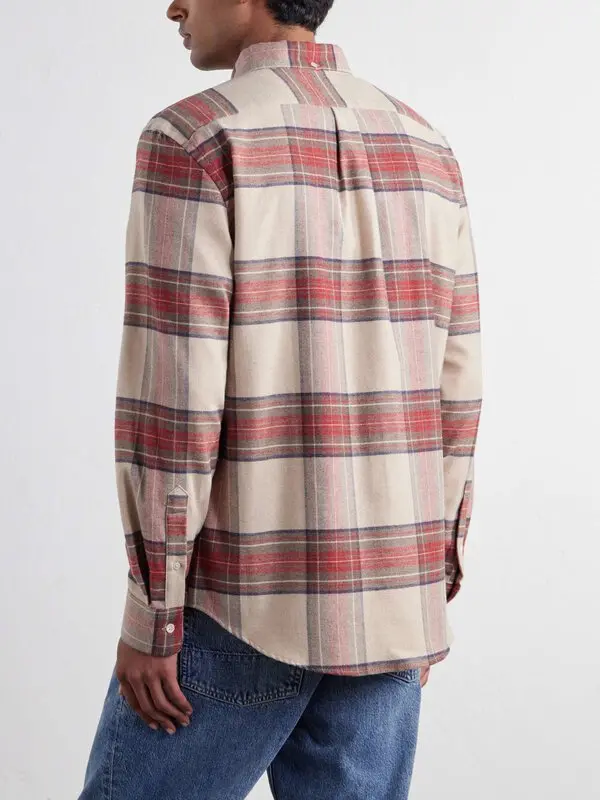 Portuguese Flannel Sabela Checked Cotton-flannel Shirt