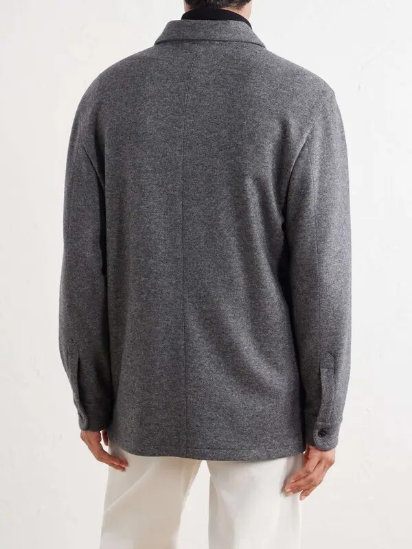 Thom Sweeney Cashmere-blend Overshirt
