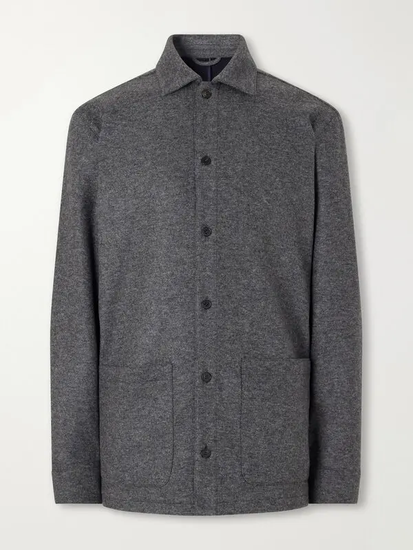 Thom Sweeney Cashmere-blend Overshirt