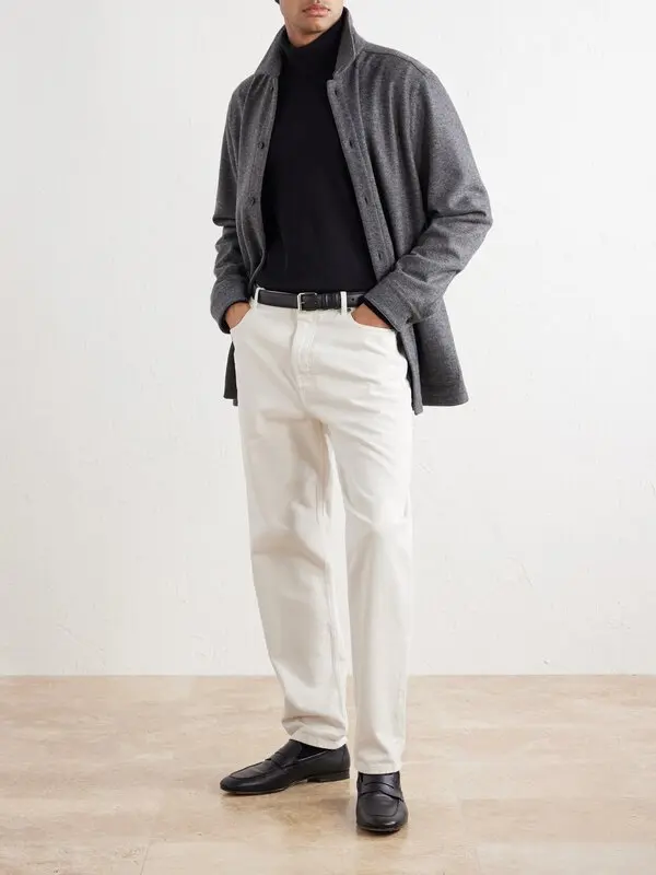Thom Sweeney Cashmere-blend Overshirt