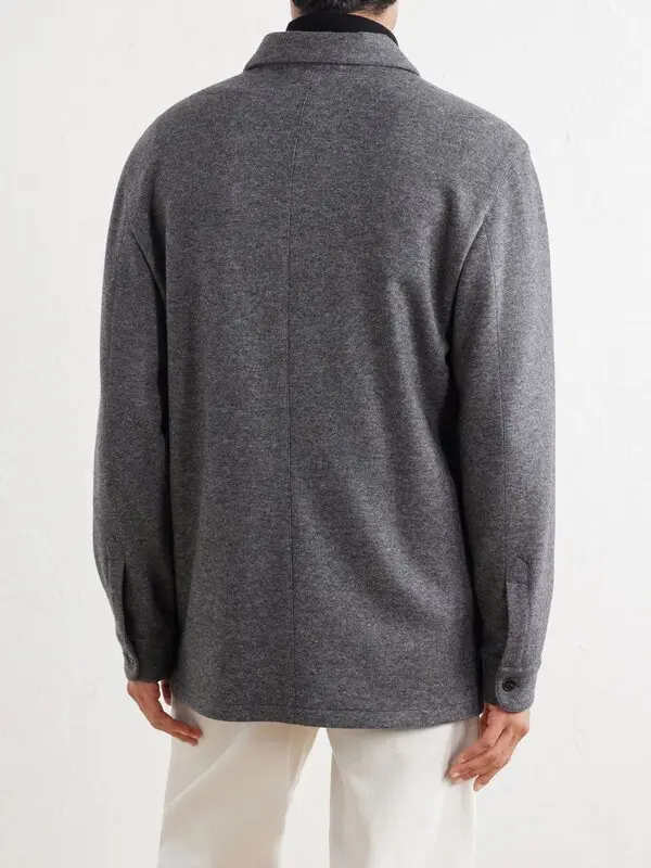 Thom Sweeney Cashmere-blend Overshirt