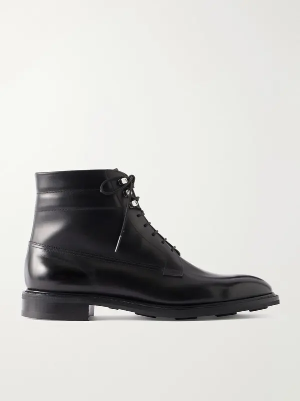 John Lobb Alder Leather Boots - Black