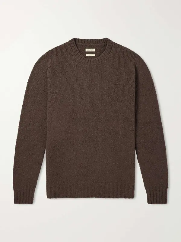 De Bonne Facture Ribbed Wool Sweater