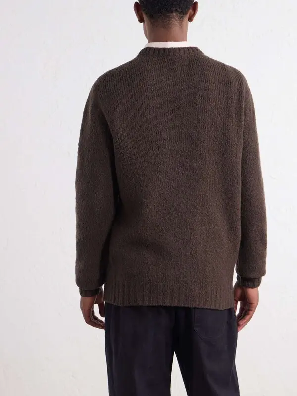 De Bonne Facture Ribbed Wool Sweater