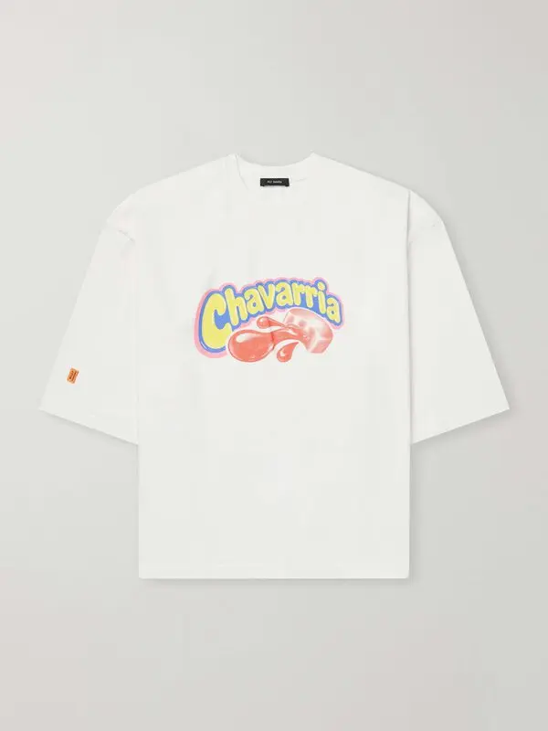 WILLY CHAVARRIA Printed Cotton-jersey T-shirt