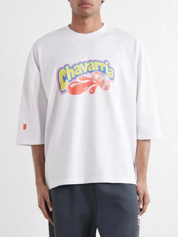 WILLY CHAVARRIA Printed Cotton-jersey T-shirt