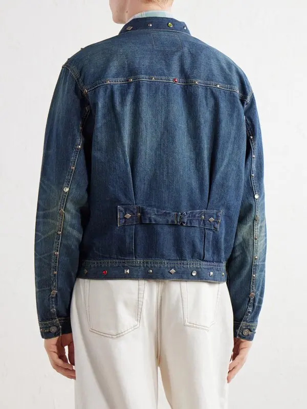 Ralph Lauren Embellished Denim Jacket - Blue