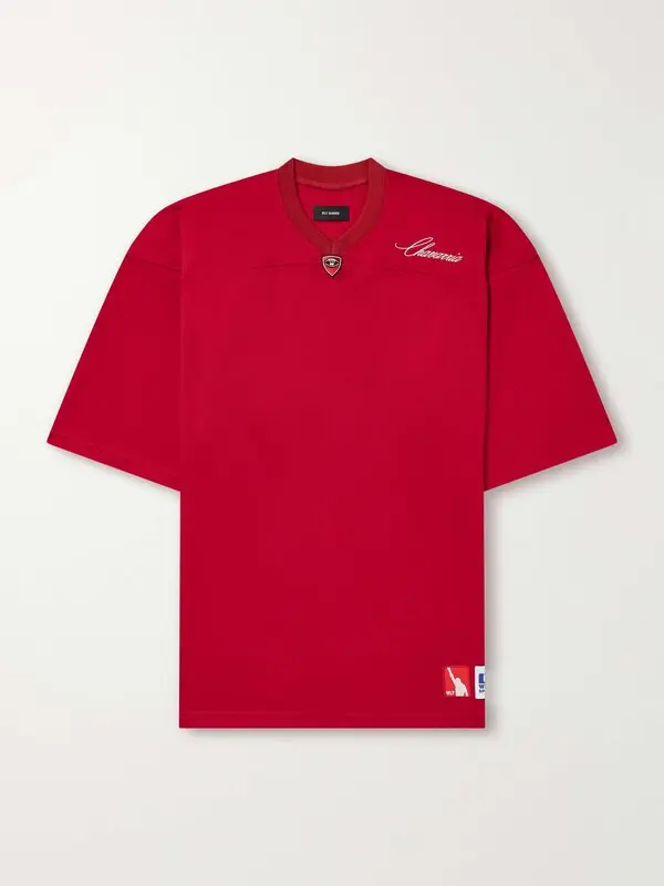 WILLY CHAVARRIA Embroidered Jersey T-shirt