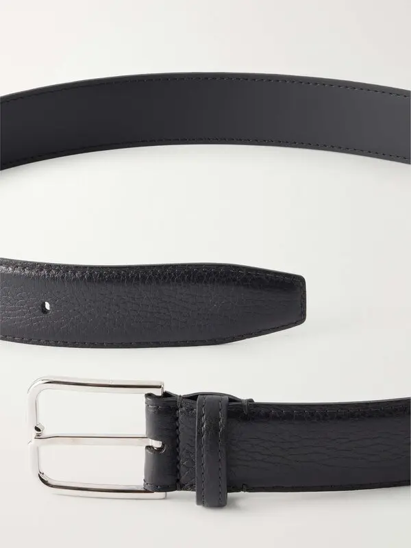Berluti 3.5 Cm Full-grain Leather Belt
