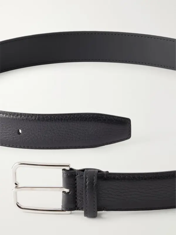 Berluti 3.5 Cm Full-grain Leather Belt