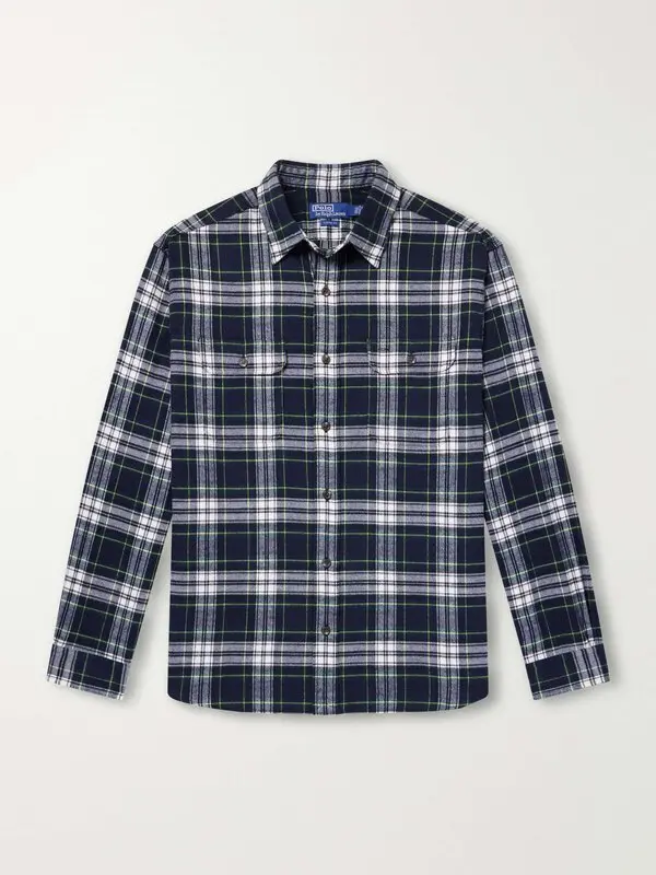 Polo Ralph Lauren Checked Cotton-flannel Shirt