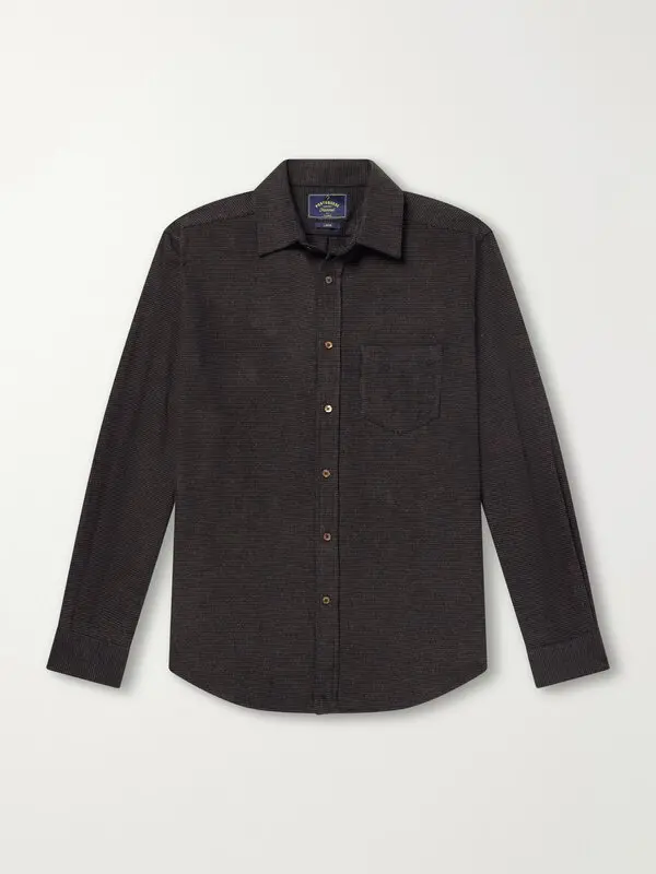 Portuguese Flannel Sounds Cotton-flannel Shirt - Brown