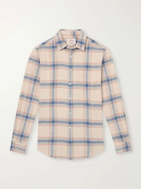 Portuguese Flannel Serena Checked Cotton-flannel Shirt