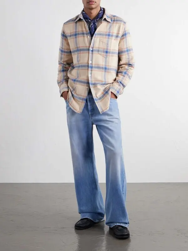 Portuguese Flannel Serena Checked Cotton-flannel Shirt