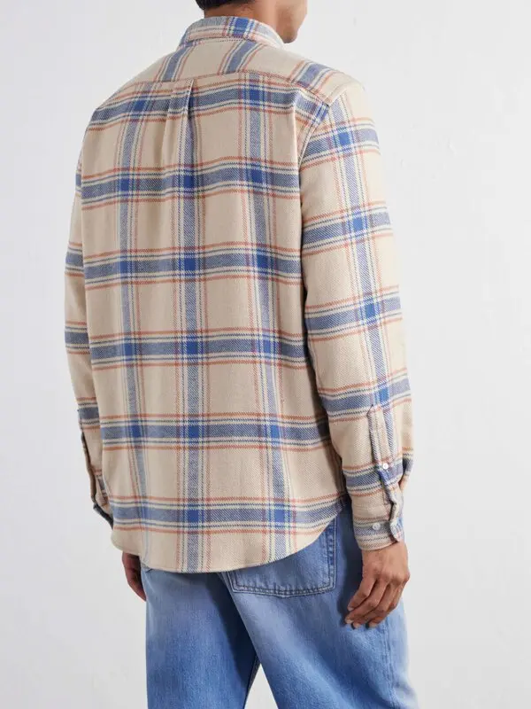 Portuguese Flannel Serena Checked Cotton-flannel Shirt