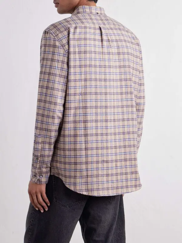 Portuguese Flannel Cedar Checked Cotton-flannel Shirt