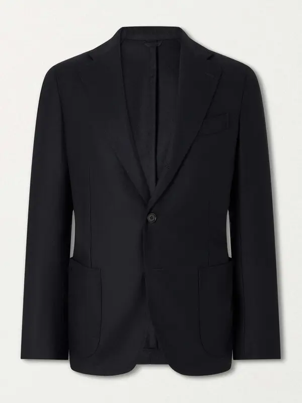 DE PETRILLO Posillipo Wool And Cashmere-blend Twill Suit Jacket