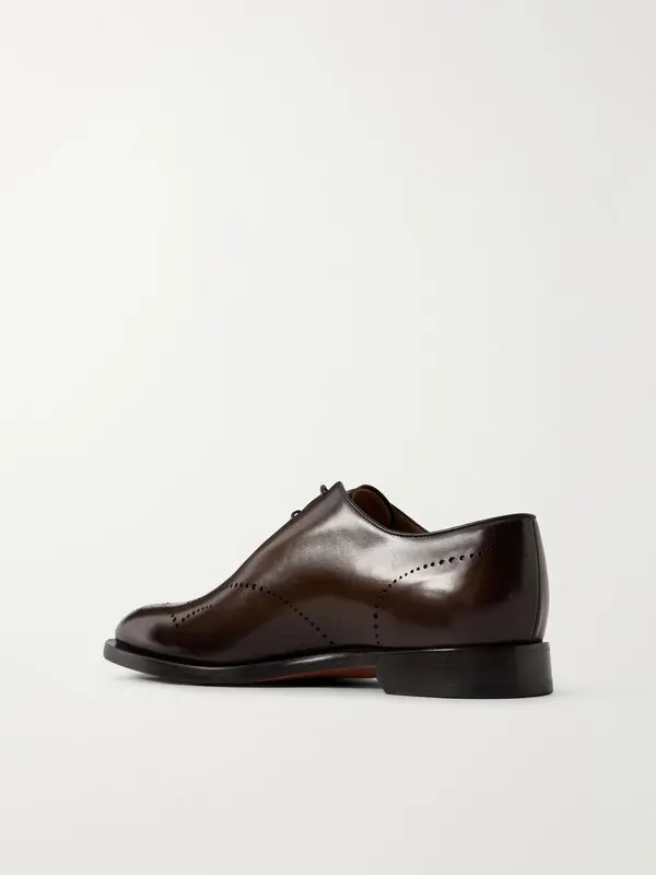 Berluti Alessandro Ajoure Leather Oxford Shoes