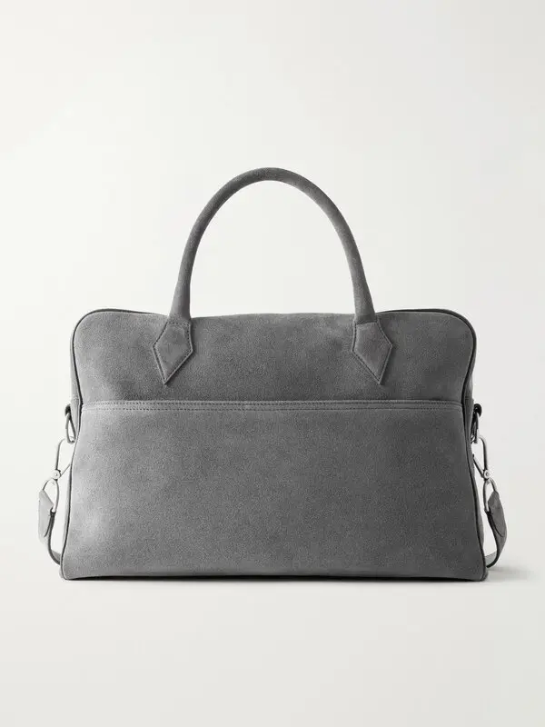 METIER Closer Suede Briefcase - Gray