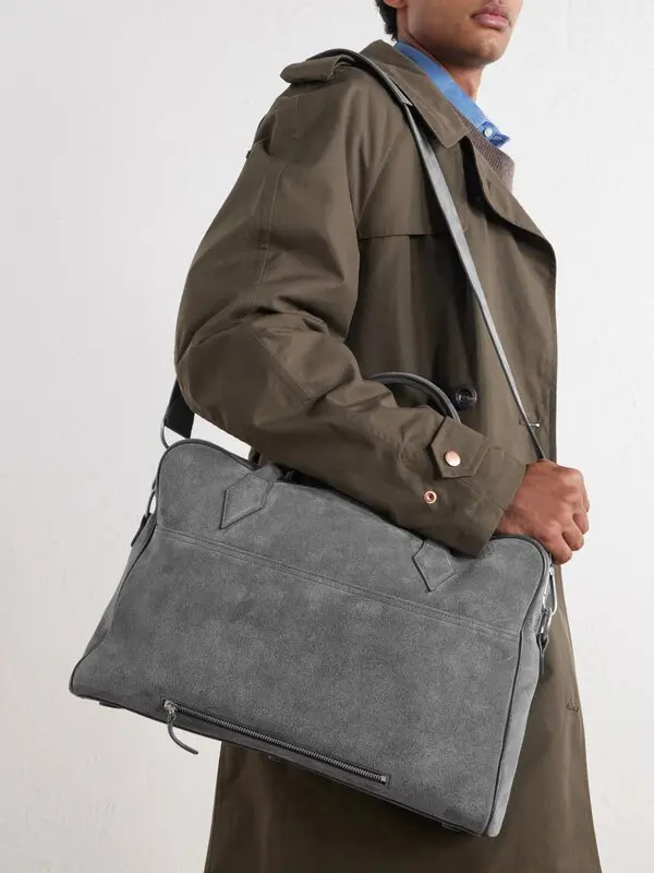 METIER Closer Suede Briefcase