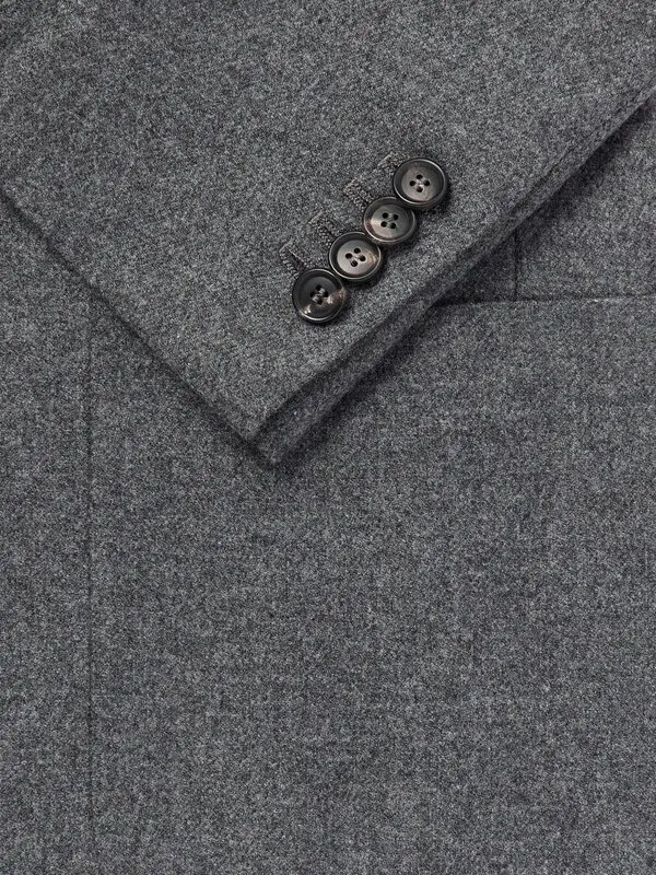 DE PETRILLO Posillipo Wool And Cashmere-blend Suit Jacket - Gray