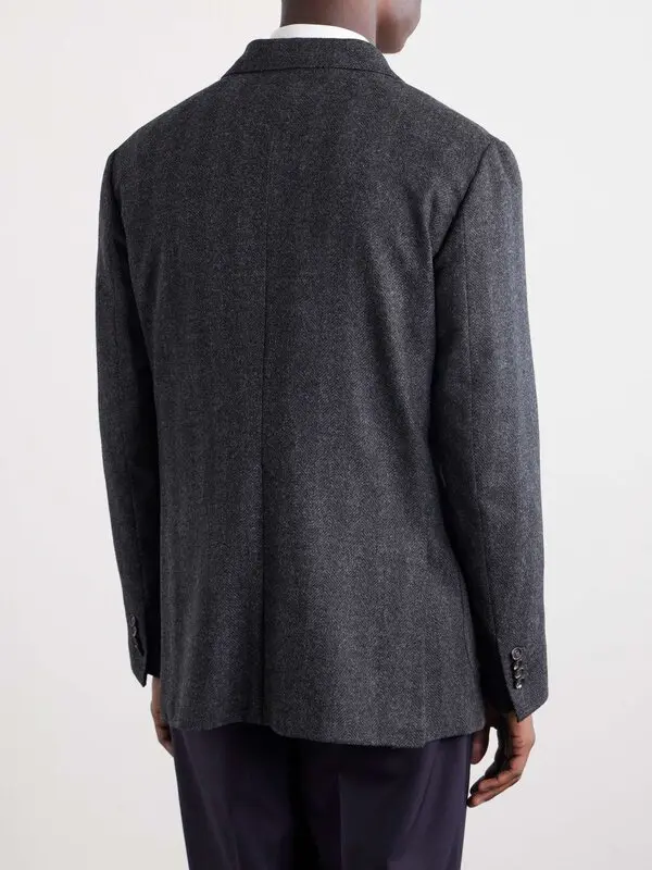 DE PETRILLO Faro Wool And Cashmere-blend Blazer