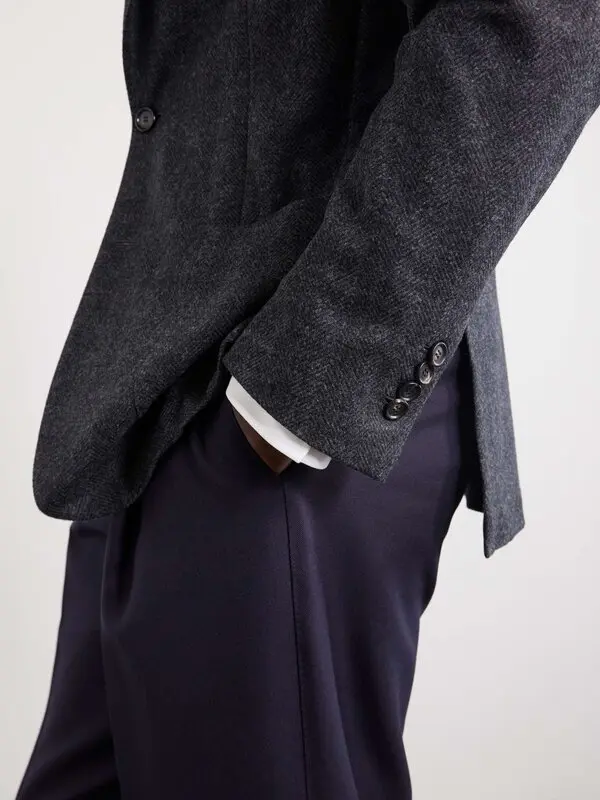 DE PETRILLO Faro Wool And Cashmere-blend Blazer