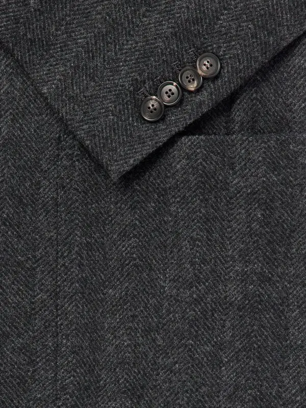 DE PETRILLO Faro Wool And Cashmere-blend Blazer - Gray