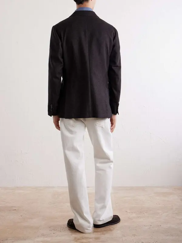 DE PETRILLO Faro Wool And Cashmere-blend Blazer