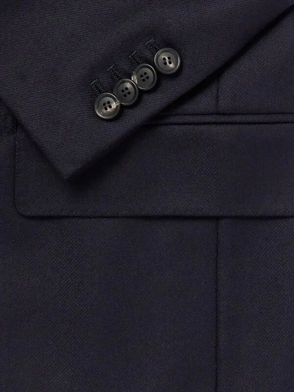 DE PETRILLO Sorrento Wool-twill Suit Jacket