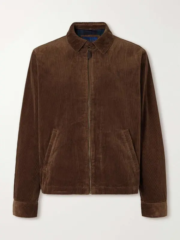 Polo Ralph Lauren Logo-embroidered Cotton-corduroy Jacket