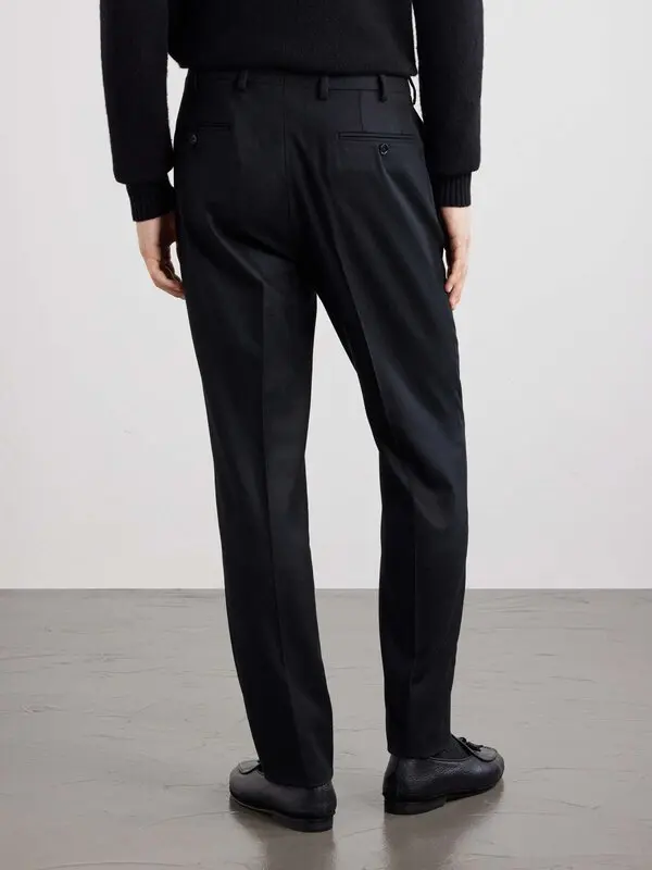 DE PETRILLO Straight-leg Wool And Cashmere-blend Suit Trousers
